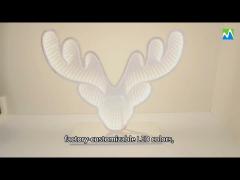 usb christmas abyss mirror light - easy install holiday decor with endless reflection