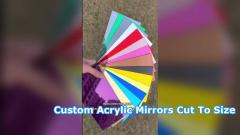 Colorful acrylic mirror