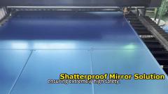 Watch: Manufactured Direct Custom Acrylic Blue Mirror Shatterproof for Decoration Showcase