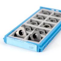 China Brazed Tip Polycrystalline Cubic Boron Nitride Solid Cbn Inserts  TNGA120404 for sale