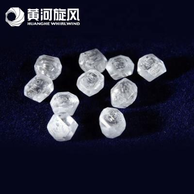 Cina Il bianco di VORTICE di HUANGHE ha perforato Diamond Beads ruvido non tagliato crudo naturale di 2,5 millimetri 100% in vendita