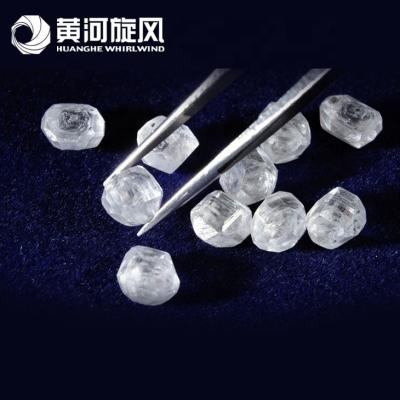 Cina Il bianco di VORTICE di HUANGHE ha perforato Diamond Beads ruvido non tagliato crudo naturale di 2,5 millimetri 100% in vendita