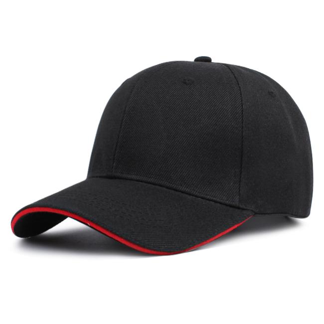 Promotion printing embroidered logo polyester cotton baseball hat unisex blank hat