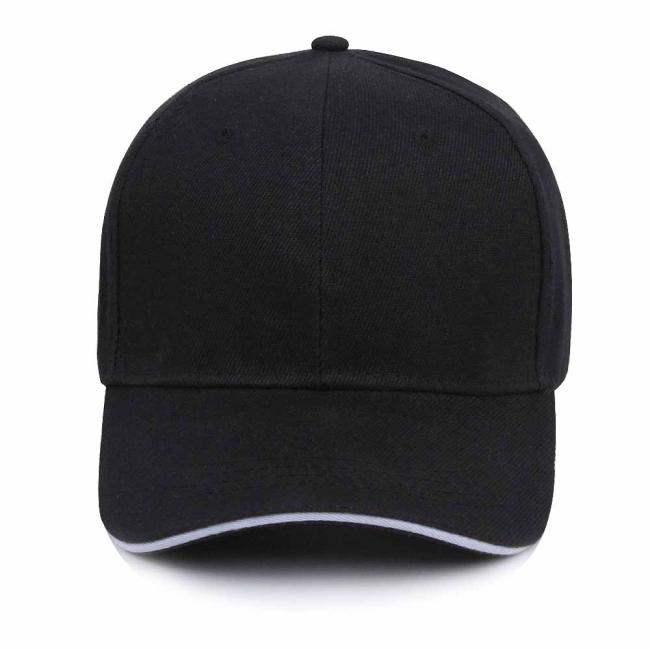 Promotion printing embroidered logo polyester cotton baseball hat unisex blank hat