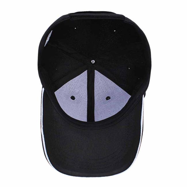Promotion printing embroidered logo polyester cotton baseball hat unisex blank hat