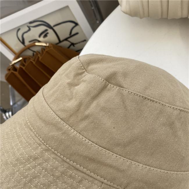 Spring and Autumn Bucket Fisherman Hat Solid Color Sunshade Hat Ladies Travel Custom LOGO Cotton Casual Hat