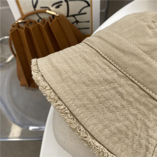 Spring and Autumn Bucket Fisherman Hat Solid Color Sunshade Hat Ladies Travel Custom LOGO Cotton Casual Hat