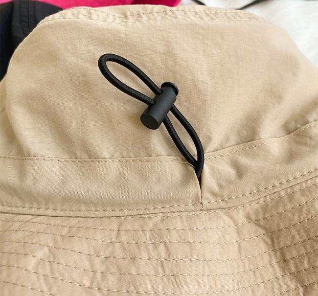 Adjustable Fisherman Hat Men And Women Solid Color Casual Basin Hat Quick-Drying Rainproof Sunscreen Bucket Hat