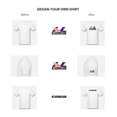 China Clothing Manufacturer Wholesale Custom Blank T Shirt 100% Cotton Short Sleeve Print Puff Slogan Basic Casual Men's T-shirt for sale