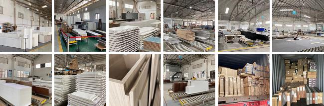 Packaged TV cabinet ready for shipping with protective materials