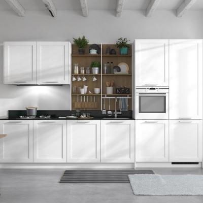 Cina Arredamento interno in legno massello bianco in vendita