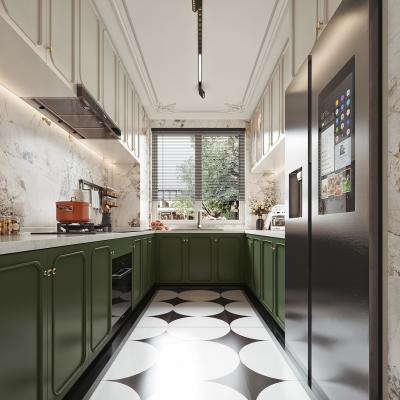 China Self Assemble Storage Modern Kitchen Cabinet  Lacquer MDF Latest Style Kitchen Cabinets for sale