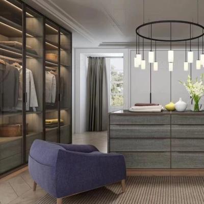 China Mirrored Swing Door Wardrobe Bedroom Closet Storage Anti Fouling ODM OEM for sale