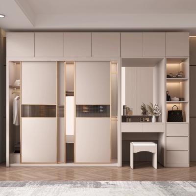 China Adjustable Height Sliding Door Wardrobe Accessory Pants Rack High Glass PVC Melamine Surface for sale
