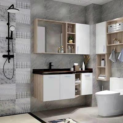 Cina Smart Mirror Bagno Vanity Arredamento Armadio E Cromo Finitura Con Sink Singolo in vendita