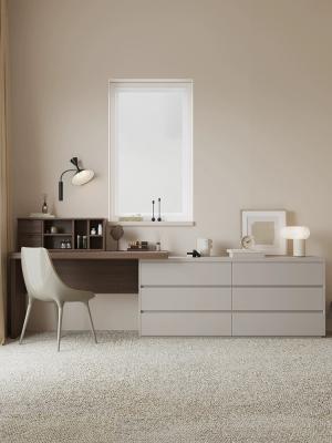 China Cozy Bedroom Makeup Vanity Slimline Dressing Table With Mirror for sale