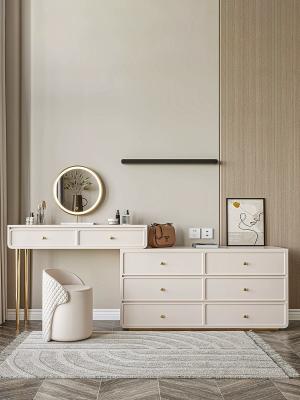 Cina Mobili per camera da letto moderni scandinavi - Comodino con specchiera salvaspazio in vendita
