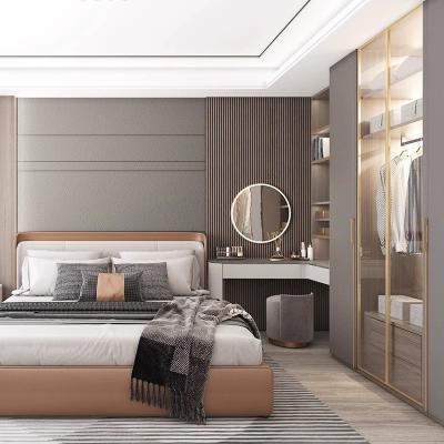 Cina Queen Bedroom Plush Velvet Legno Vanity Table trucco specchiato in vendita