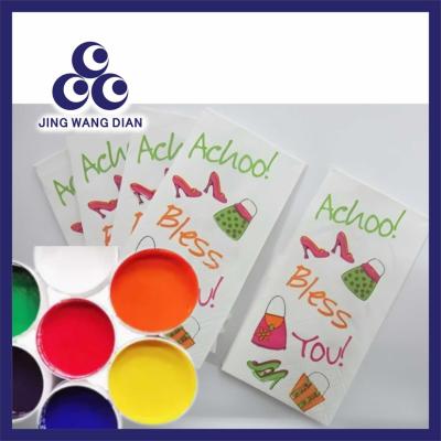 China Rub Resistant Water Based Printer Ink For Tissue Paper Low Residue Odor Waterbased Ink for sale