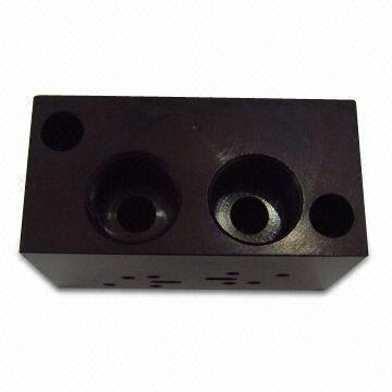 China China precision custom 6061-T5 machined parts in black adonizing for sale