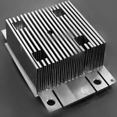 China Aluminum1100 folded fin heasink for various shapes and fins for sale