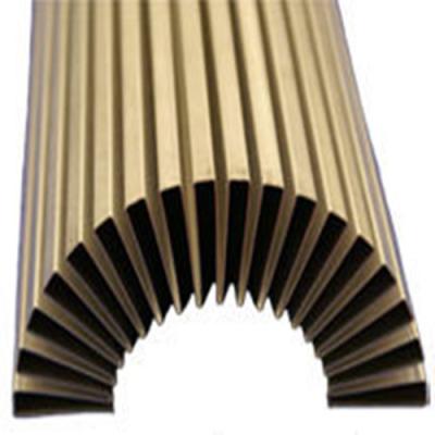China Custom folded fin heat sinks aluminum/brass China manufacturer for sale