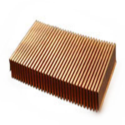 China Aluminium Folded Heatsink with Dense fins heat sink for sale