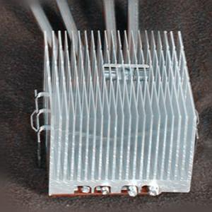 China Copper base and aluminum stacked fin heat sink for sale