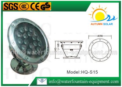 Китай На открытом воздухе подводный фонтан 15В освещает кругом для пруда сада ударопрочного продается