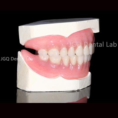 China Acrylic Teeth Complete Adsorptive Dentures Customized from China Dental Lab for sale