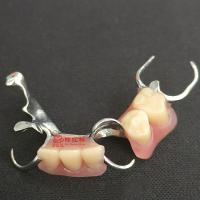 China 3D Printing Co Cr Alloy Removable Denture Framework With Acrylic Teeth for sale