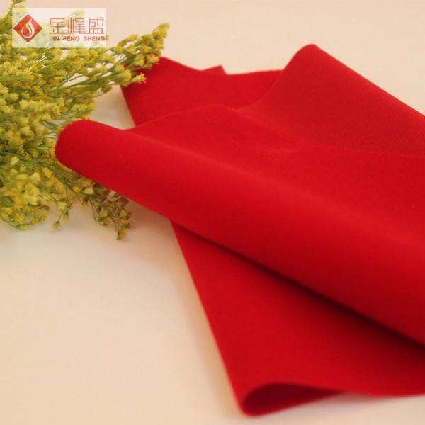 Quality Multicolor Knitted Flocked Velvet Fabric , 100% Polyester Flocking Fabric for sale