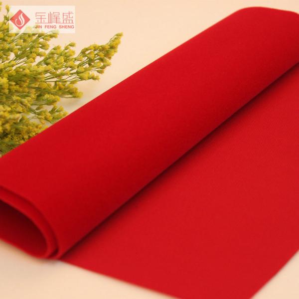 Quality Multicolor Knitted Flocked Velvet Fabric , 100% Polyester Flocking Fabric for sale