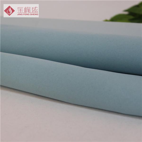 Quality Soft Custom Blue Flocked Velvet Fabric Spunlace For Package for sale