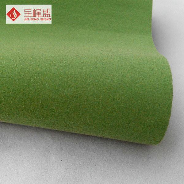 Quality Flocking Polyester Green Velvet Fabric For Watch Box And Packaging Material for sale