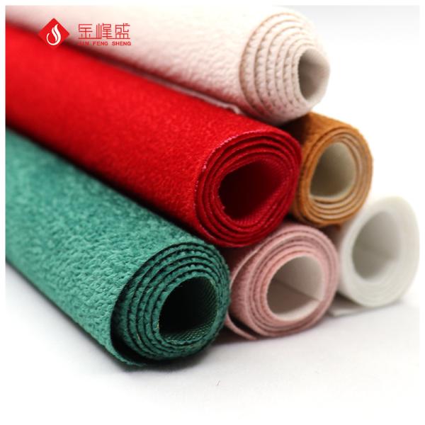 Quality New Design Flower Nonwoven Flock Materail Fabric For Jewelry Box for sale