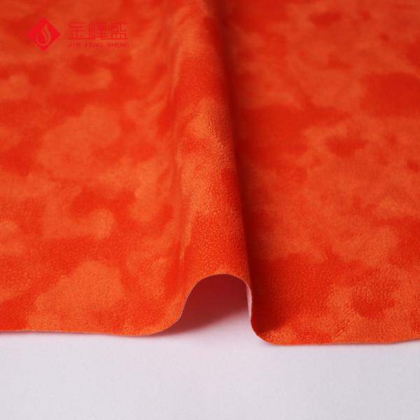 Quality Red Color Flock Fabric Material For Watch Box for sale