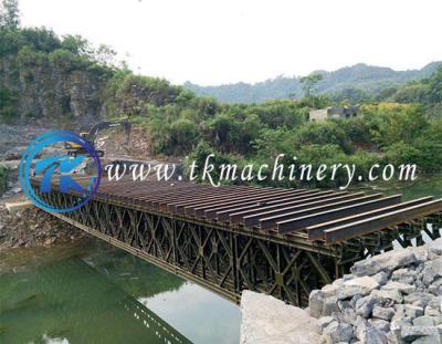 China Bailey Bridge Deck Type Bridge Compact 100 Large Wide Construction Platform Temporary for sale