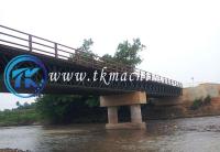 China Bailey Bridge Deck Type Bridge Compact 100 - 2-Lane Class 50 Temporary Construction Platform with 1.5m Bearing Depth for sale