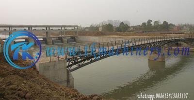 Chine Ponte piétonne en acier Ponte piétonne Longue portée Lourde charge Longue portée à vendre