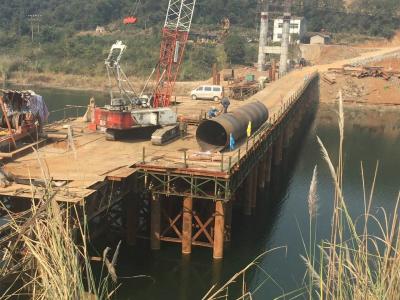 China Bailey brug bouwplatform tijdelijke stalen brug Te koop
