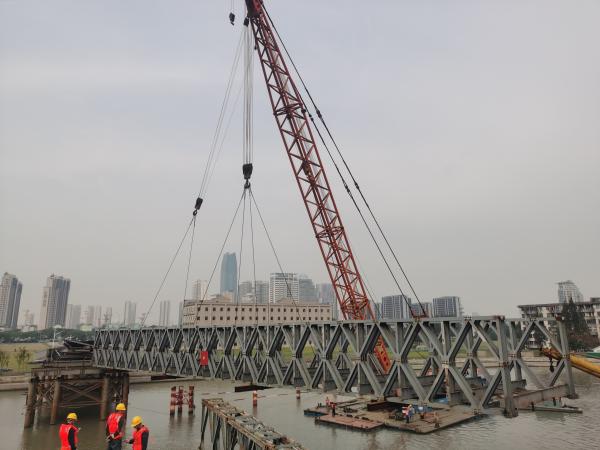 Quality HA Load Modular Steel Bridge，Heavy Load, Single or Double Lane ，CD450 ,Delta for sale