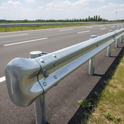 China Highway Guardrail M180 with 2 Meters Postspacing Hot-dip Galvanized Bolted Connection Type for Road Safety for sale