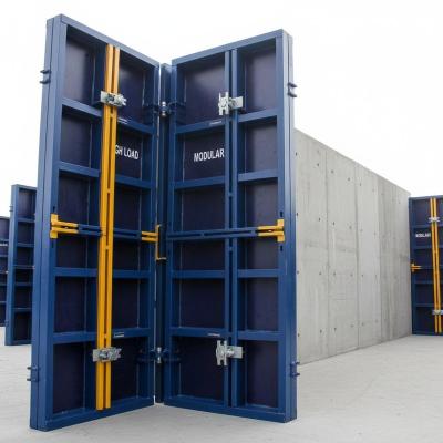China Painted Steel Formwork with High Load-bearing Capacity and Modular Design for Smooth Concrete Finish for sale