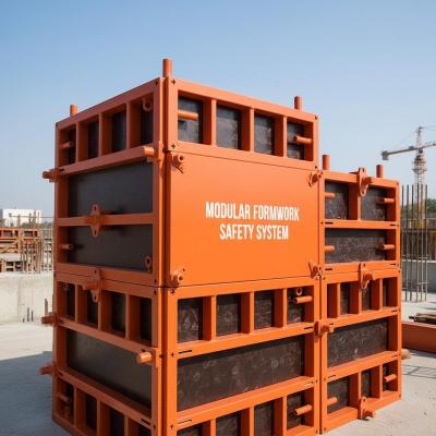 China Customizable Dimensions Modular Steel Formwork with Painted Surface Finish for Construction Safety for sale
