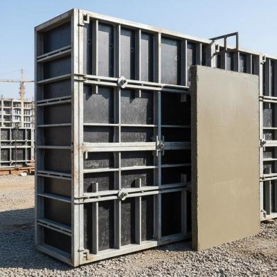 China Reusable Without Deformation Steel Reinforced Formwork with Smooth Concrete Surface Finish and High Load-bearing Capacity for sale