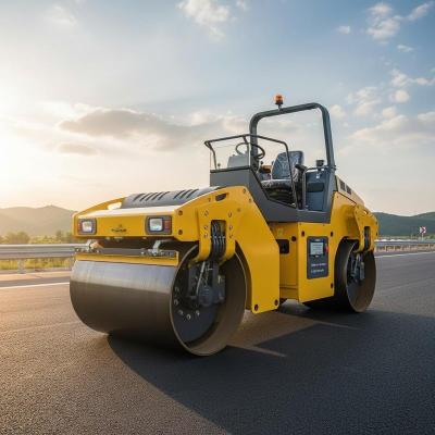 China Road Construction Machinery with 2800-5500vpn Vibrating Frequency, 800mm Drum Diameter, and 4m-20m/min Working Speed for Efficient Roadway Construction for sale