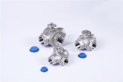 China Drinking Water Stainless Motorized Ball Valve 3 Way Corrosion Resistance for sale