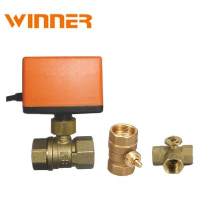 China DN20 220VAC Mini Electric Ball Valve Two Way Standard For Industrial Equipment for sale