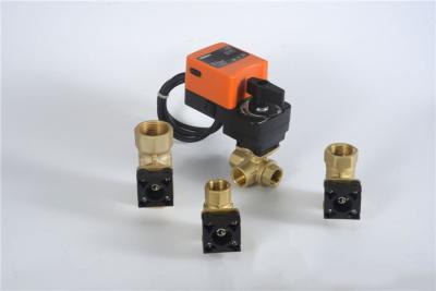 China DN32 Water Flow Control Electric Proportional Valve , Motorized 3 Way Ball Valve for sale